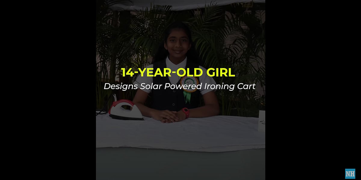 Vinisha Umashankar wins Swedish prize for solar-powered ironing cart design