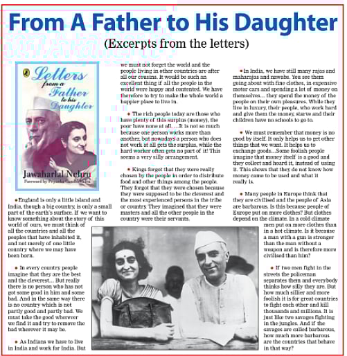 Jawaharlal Nehru's letters to Indira Gandhi from prison continue to ...