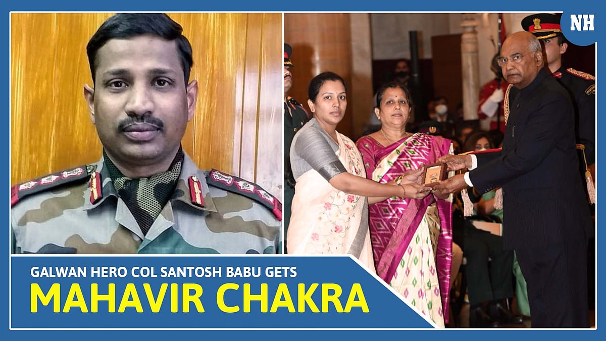 Galwan hero Col Santosh Babu gets Mahavir Chakra; his story will make ...