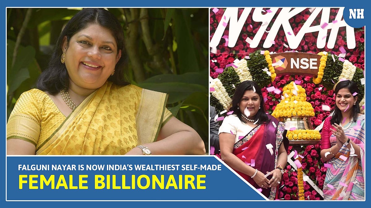 Nykaa founder Falguni Nayar is now India’s wealthiest self-made female ...