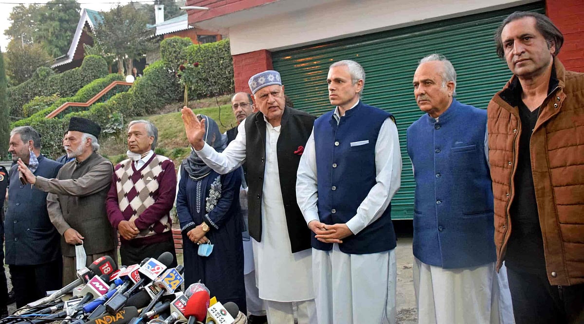 PAGD leaders detained ahead of march against J-K Delimitation Commission