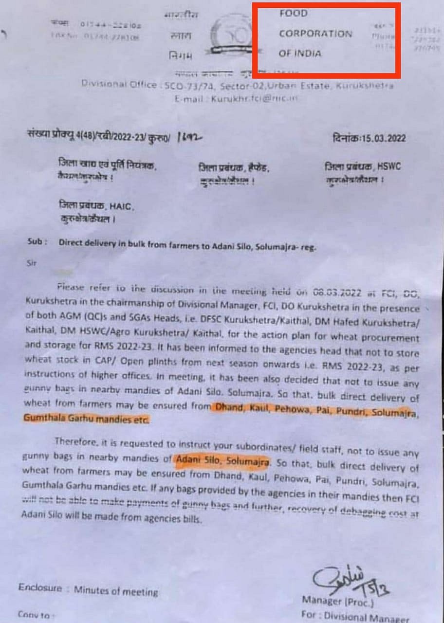 Haryana: Don't issue gunny bags to mandis...procure wheat from farmers ...