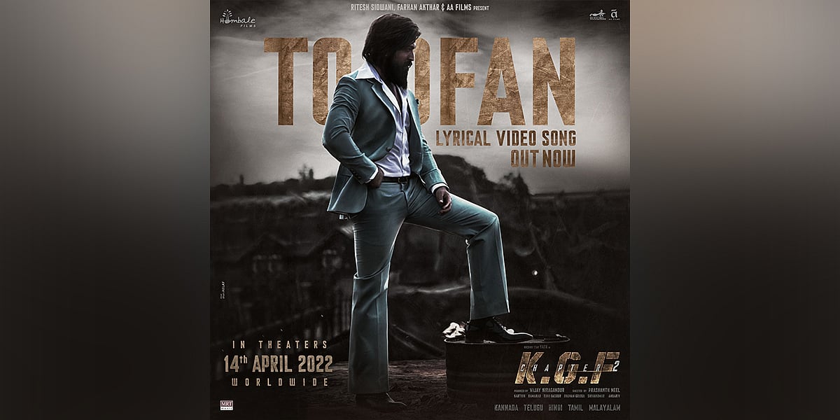 K.G.F: Chapter 2 launches its track 'Toofan' to entertain everyone!