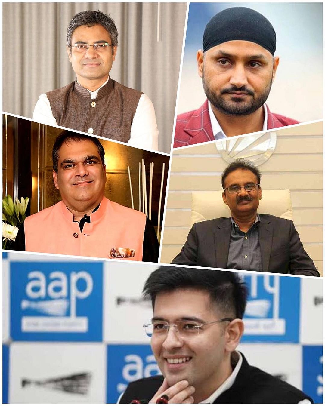 AAP nominates Delhi MLA Raghav Chadha, ex cricketer Harbhajan Singh and ...