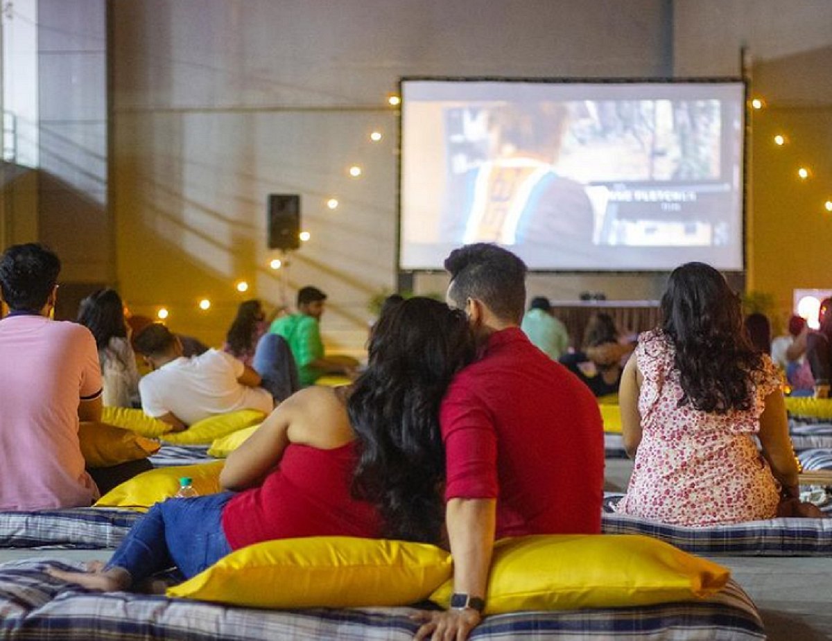 Fancy watching latest movie immersed in a bathtub with friends?