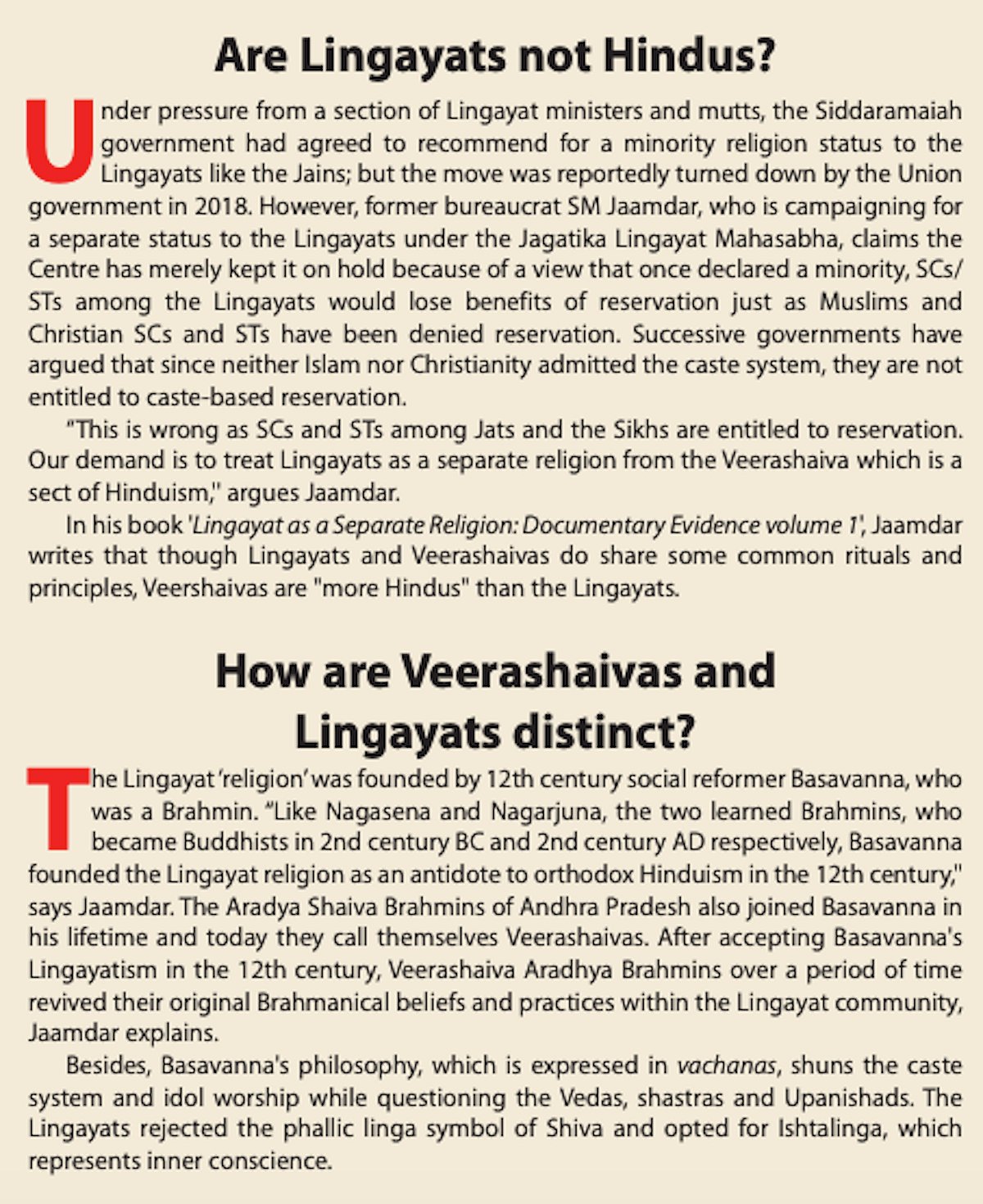 Karnataka: The importance of being Lingayat