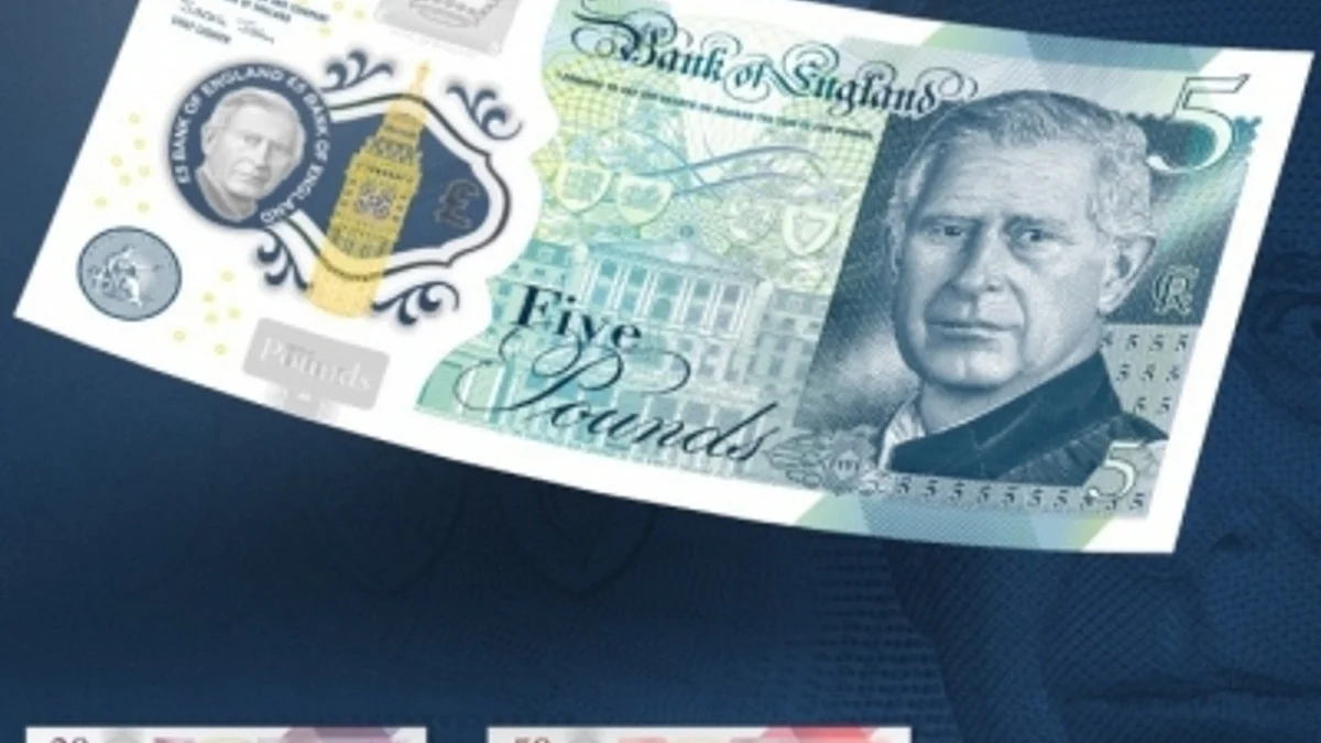 Bank of England unveils design of King Charles banknotes