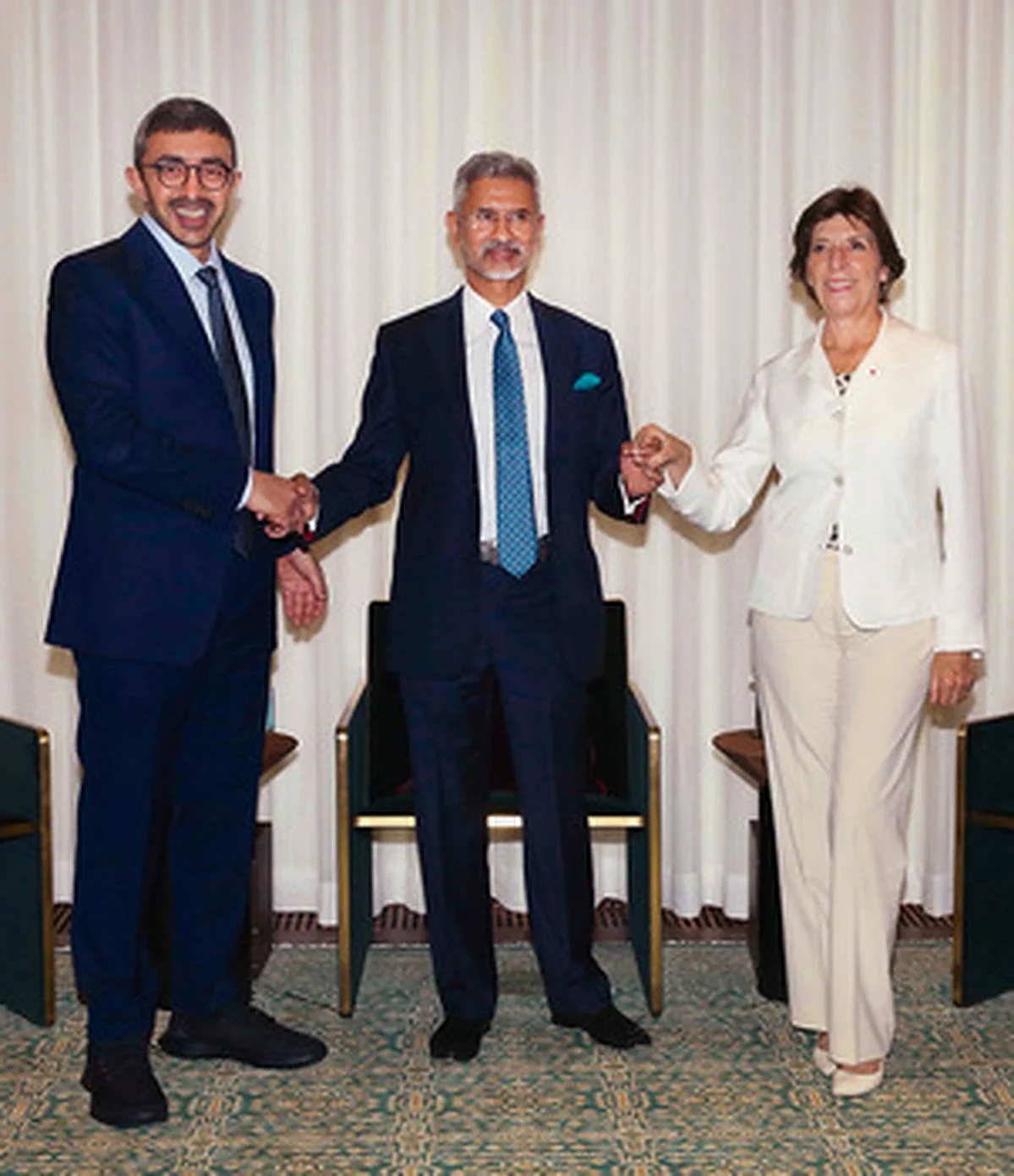 India France And Uae Unveil Plans For Cooperation Under Trilateral