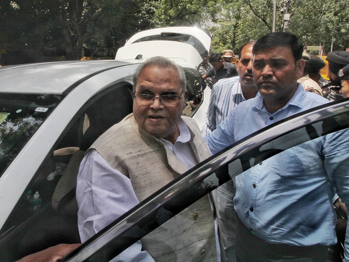 IN PHOTOS: Satyapal Malik joins protesting wrestlers at Jantar Mantar