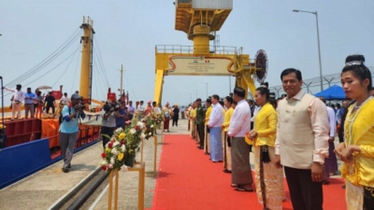 Sittwe Port in Myanmar opens to boost trade in Northeast, SE Asia