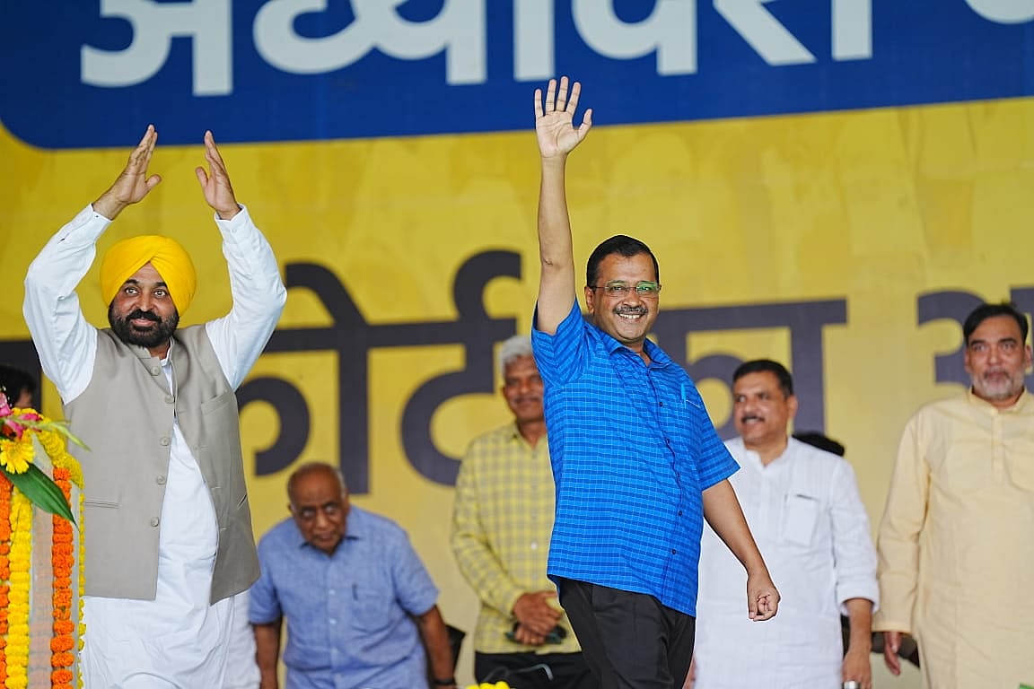 "Modi a tyrant", says Delhi CM Kejriwal at AAP's 'maha rally'