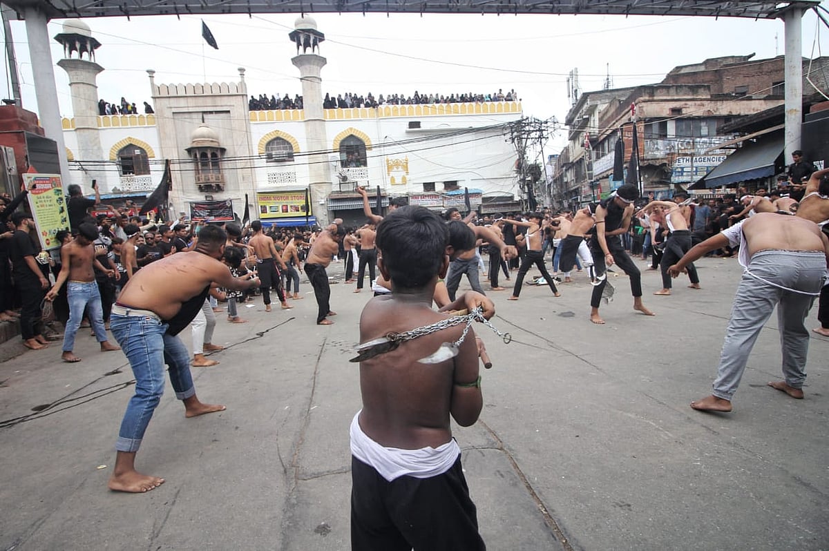In Photos: Shia Muslims in Delhi observe Muharram today with a procession