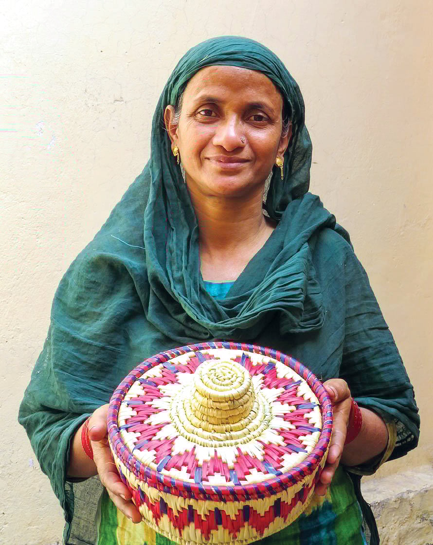 The grass is green for the moonj weavers of Allahabad