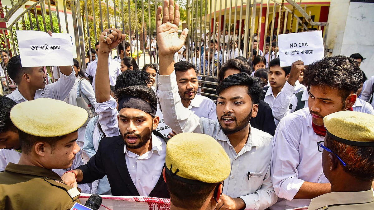 Anti-CAA protests continue in Assam