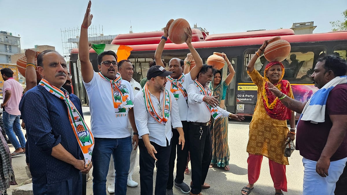 Water crisis: Congress holds 'matka phod' protests in 280 blocks in Delhi