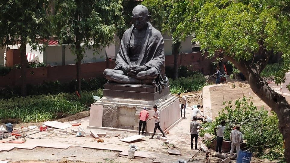 Modi govt relocating Parliament statues out of frustration: Congress