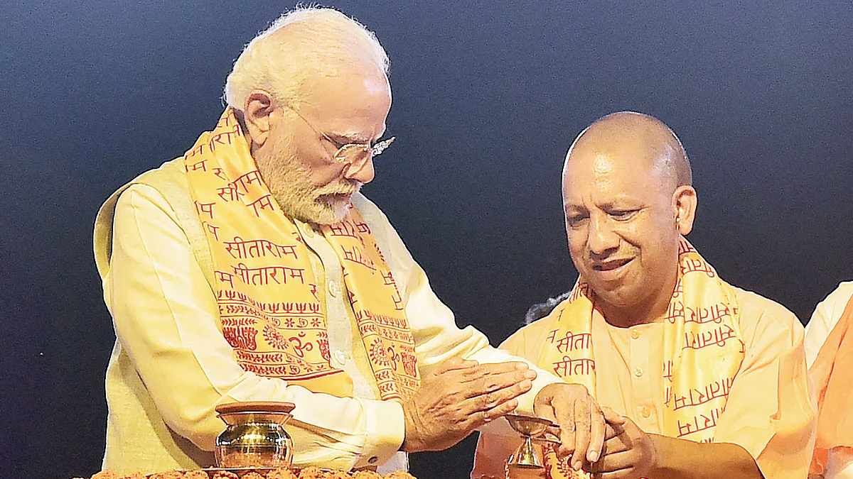 At Half Time Its Yogi 1 Modi Shah 0