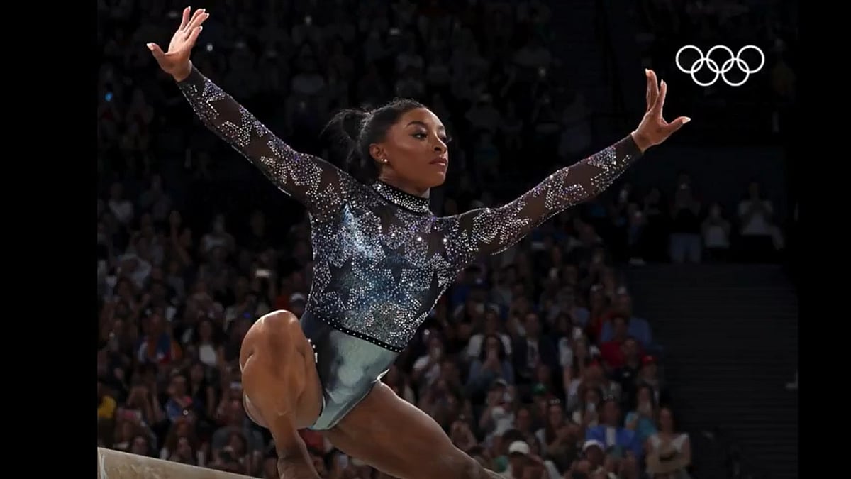 Paris Olympics: Simone Biles' Olympic return draws star-studded crowd