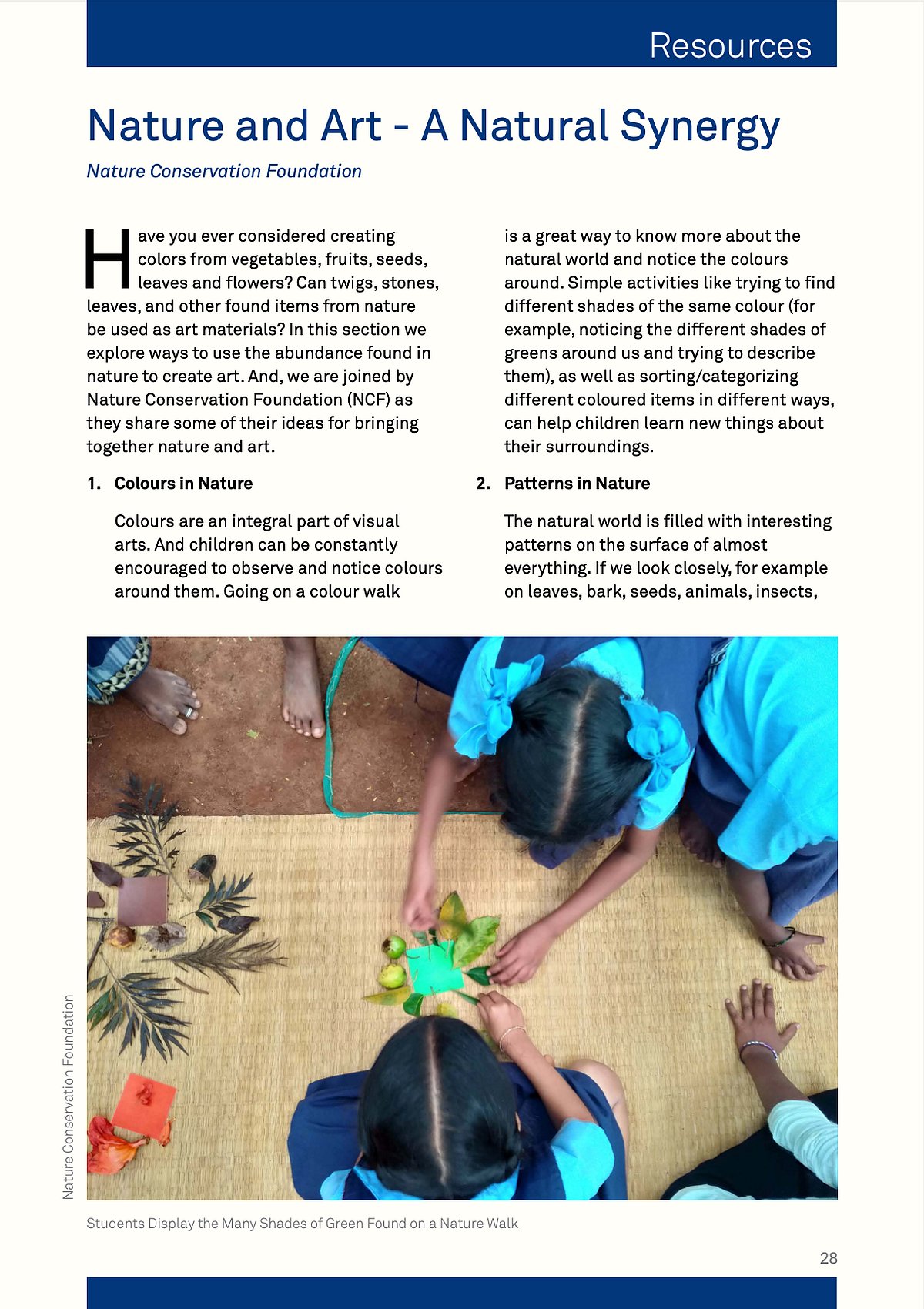 Nature and Art - A Natural Synergy