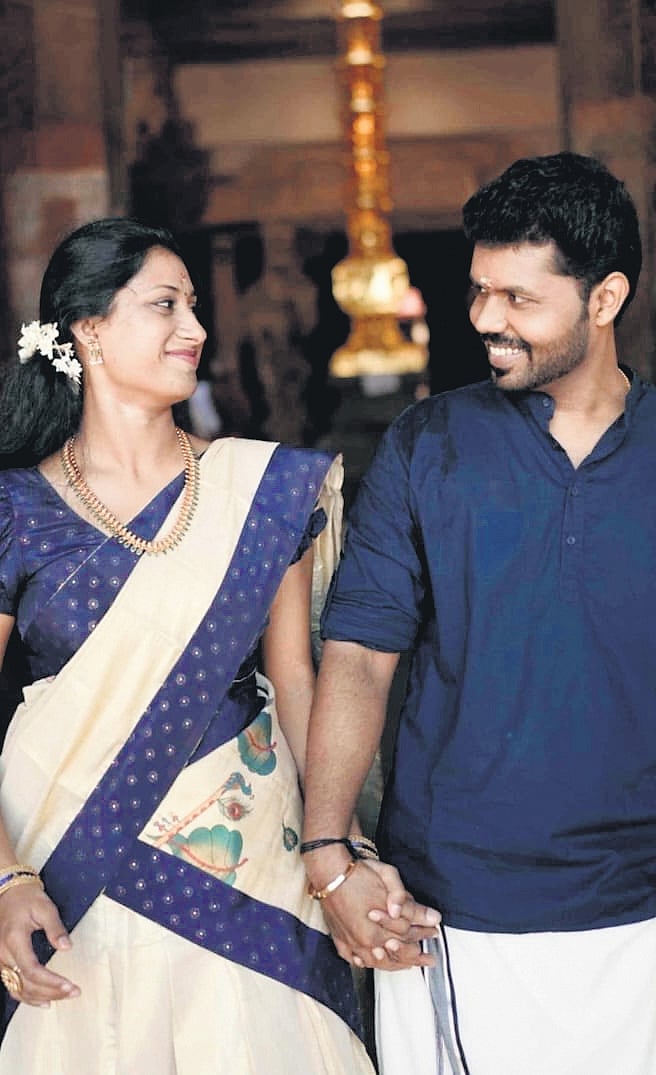 Kerala: Peroorkada couple to vote after tying knot