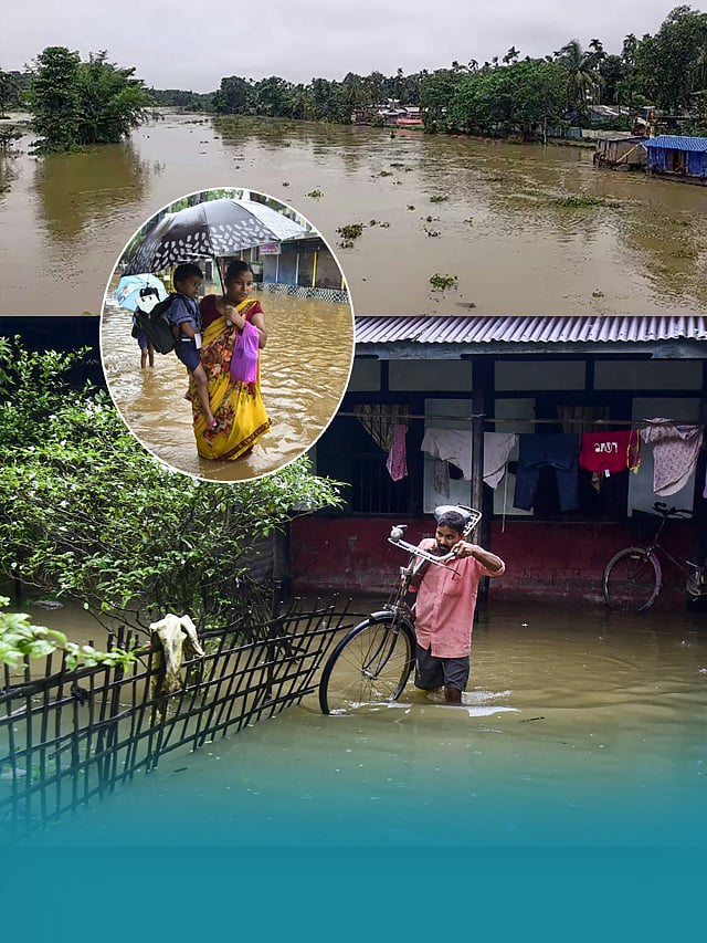 Assam flood: 1.61 lakh people affected across 15 districts