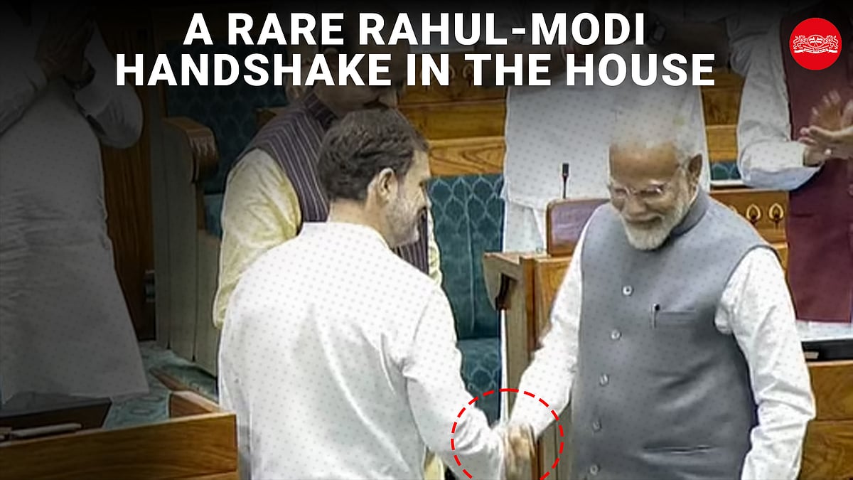 18th Lok Sabha: House witnesses a Rahul-Modi handshake