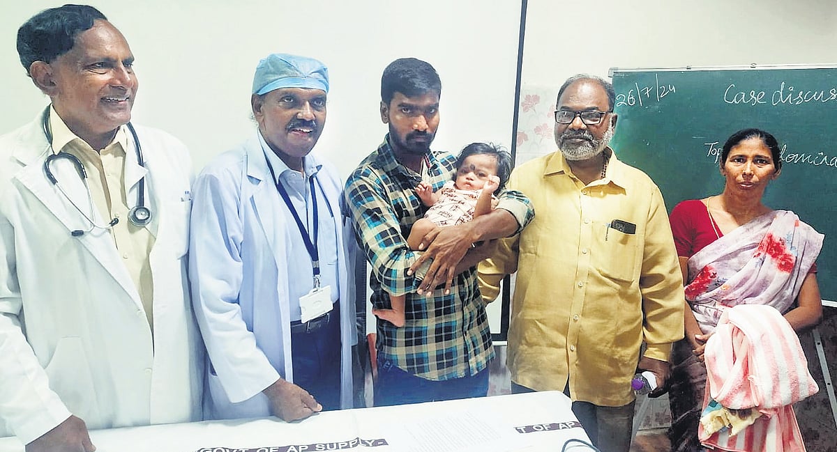 Government hospital doctors perform rare surgery, save life of 4-month ...