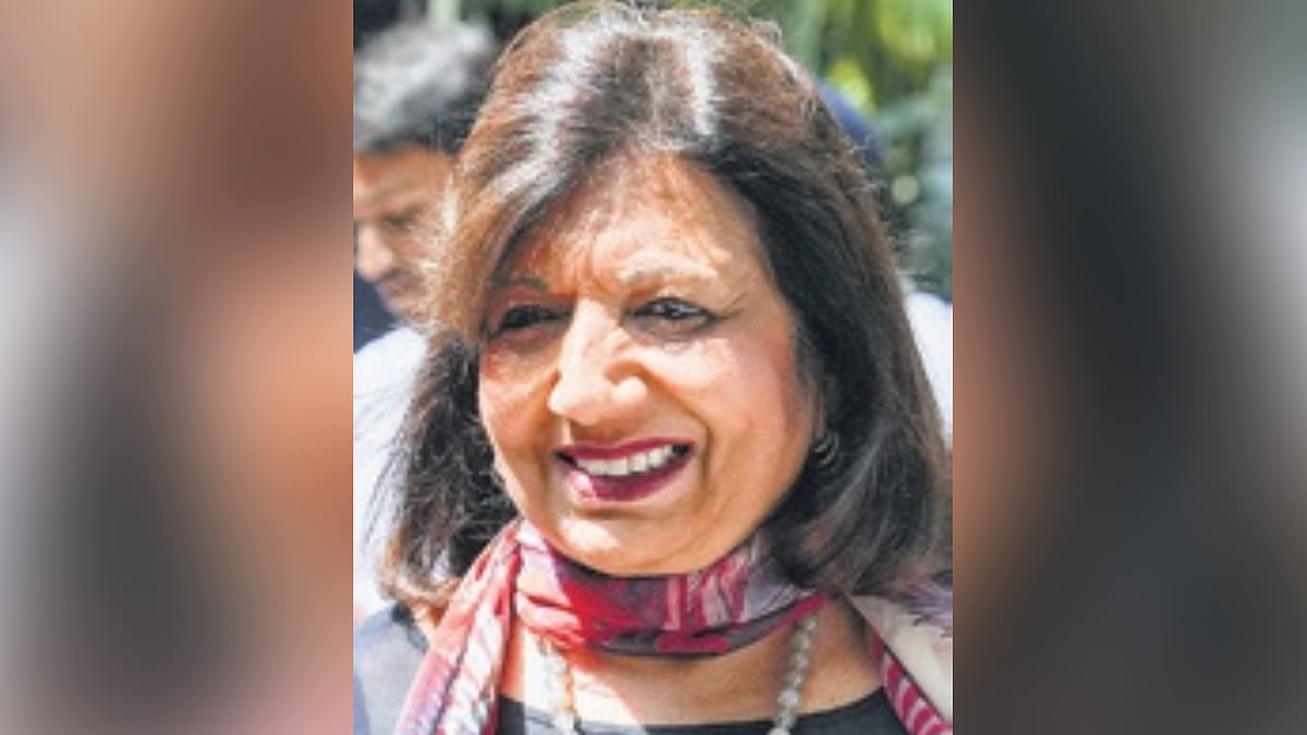 Biocon name board defaced after founder opposes Karnataka job quota bill