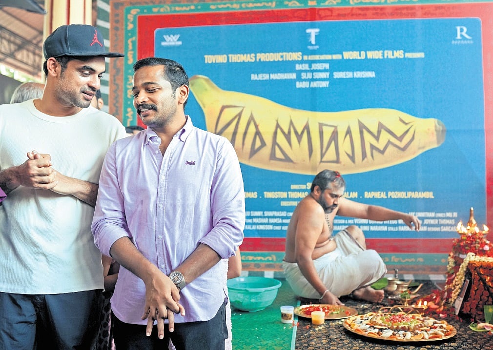 Tovino Thomas launches 'Marana Mass' with Basil Joseph in lead role