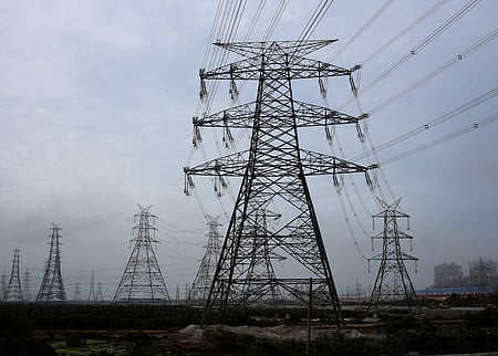 Two HT power transmission towers collapse in Kollidam, Tamil Nadu