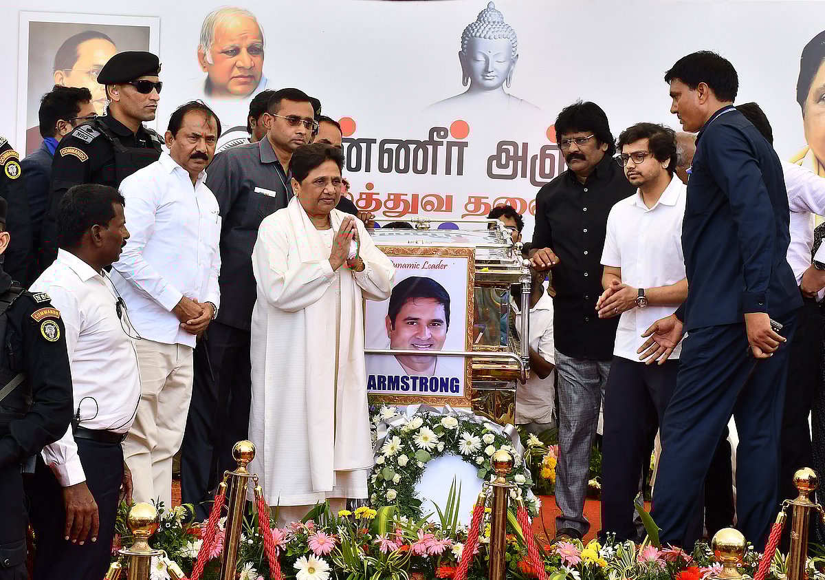 BSP leader Armstrong murder, Mayawati says real culprits not arrested