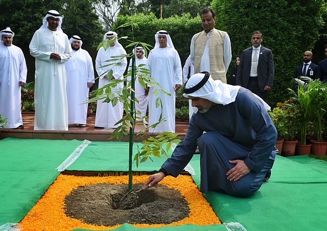 Three generations of leaders from UAE leave their mark in Rajghat by ...