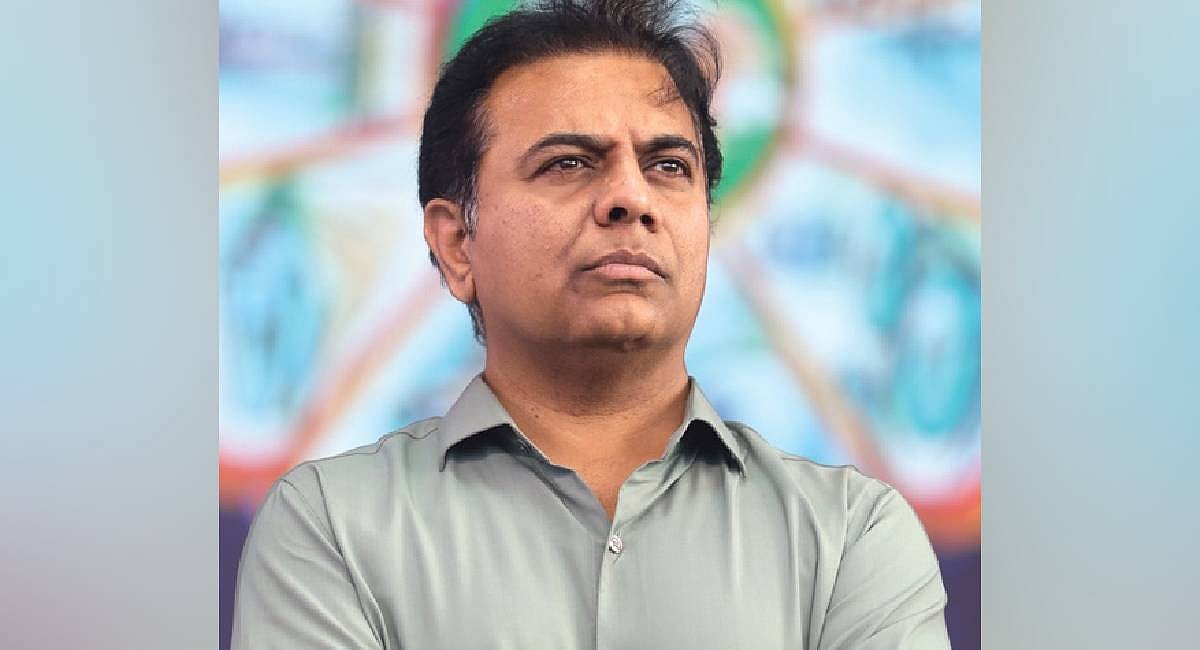 Congress Trying To Put Me Behind Bars Brs Working President Kt Rama Rao