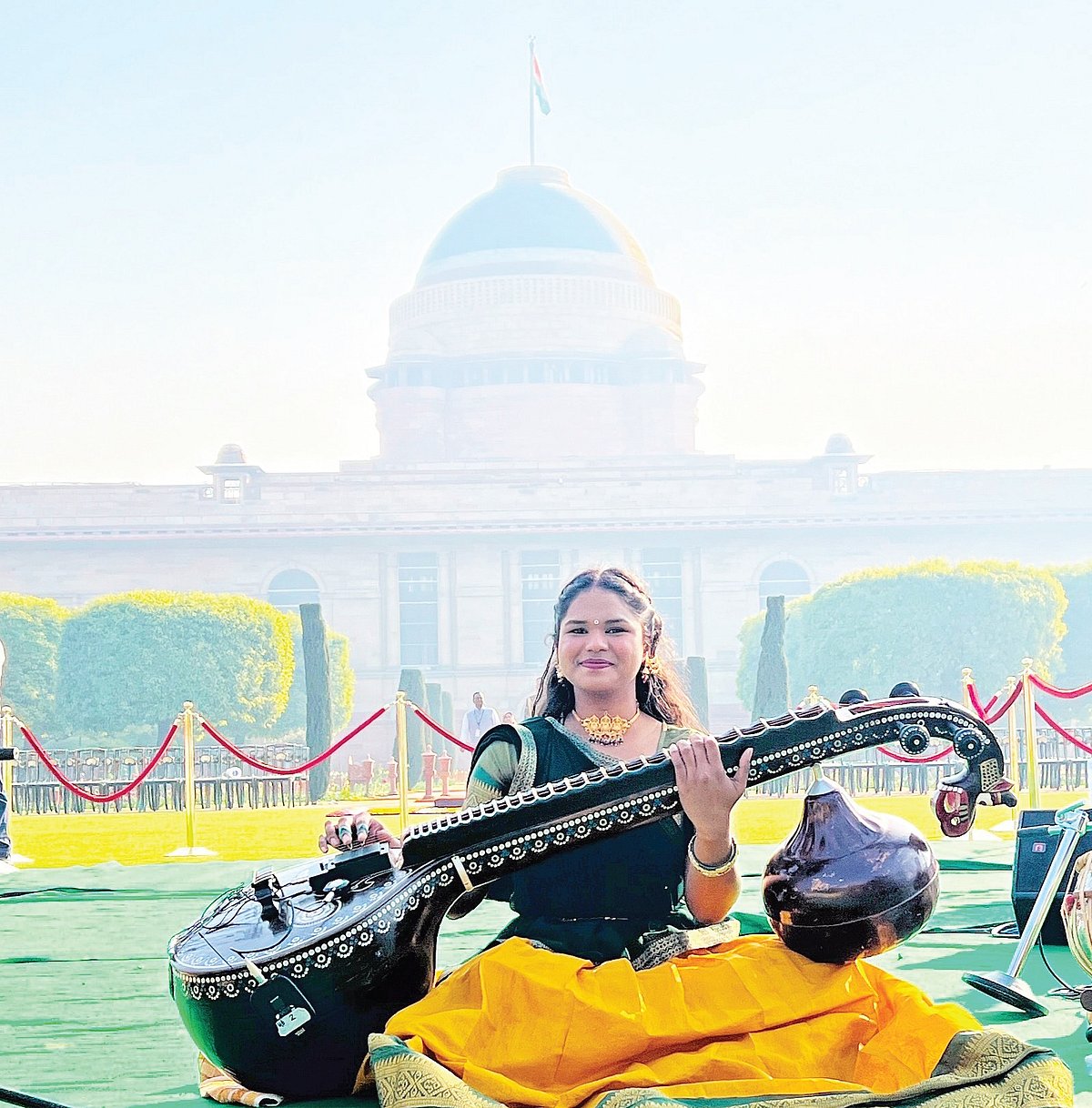 From local stage to Delhi: A Veena prodigy’s excellence