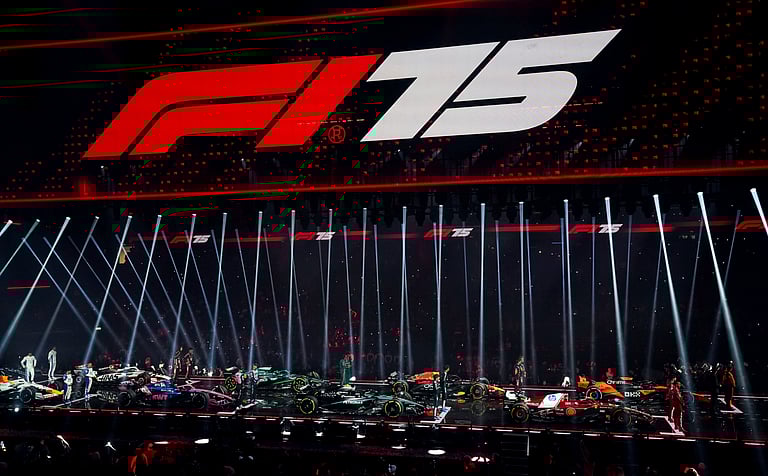 Red carpet, fashion and music: F1 launches 75th anniversary season in ...