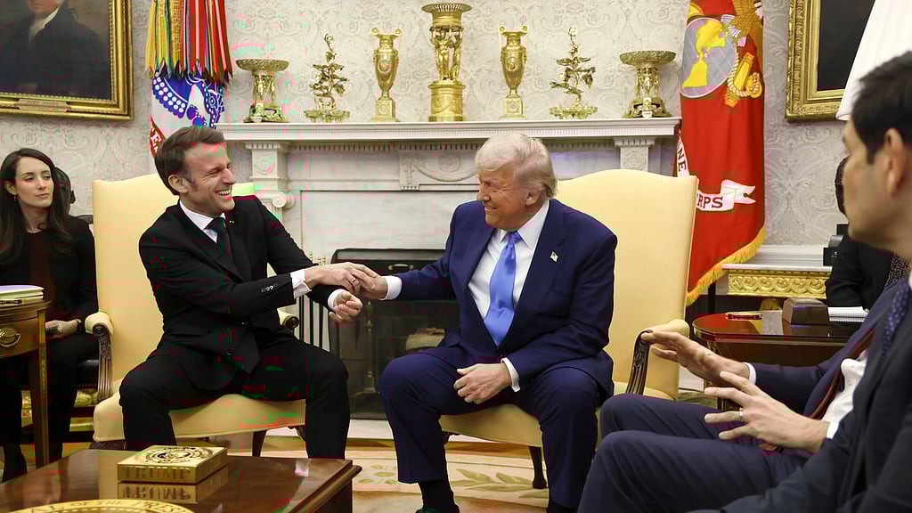 Macron and Trump rekindle 'Le Bromance'—with a touch of tension