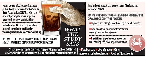 Need for alcohol health warning labels: Lancet