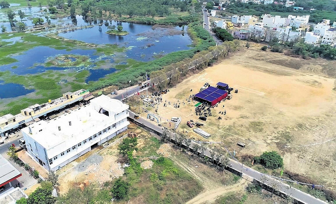 Sewage treatment plant plan on playground near lake angers Chennai's ...