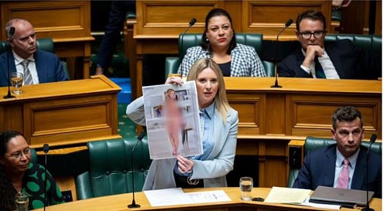 New Zealand MP Laura McClure displays deepfake AI nude image of herself ...