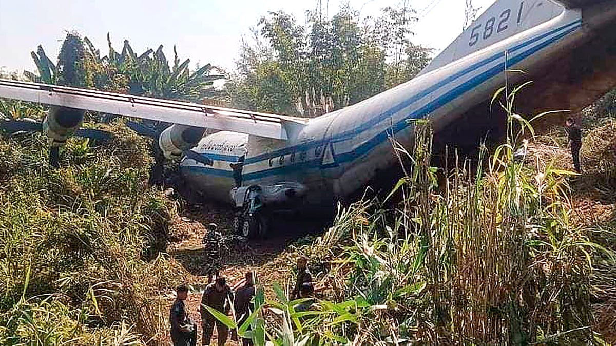 Myanmar military plane crashes in Aizawl during repatriation of ...