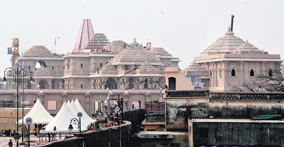 Spire complete, consecration rituals enter Day-III