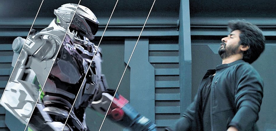 The artists who brought the alien in 'Ayalaan' to earth