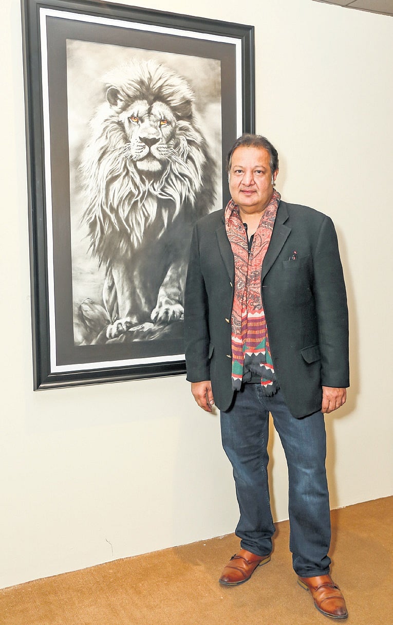 Entrepreneur turned artist captivates Delhi with 'Charcoal Chronicles ...