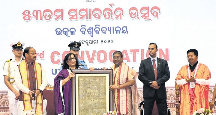 Utkal University pride of Odisha: President Murmu