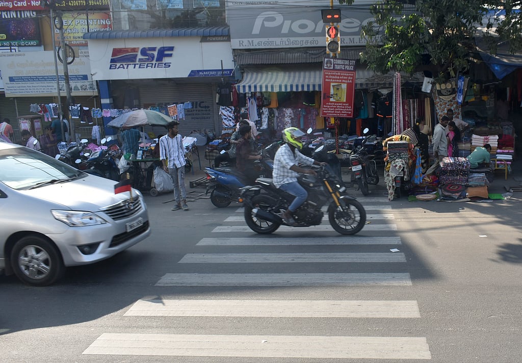 Pelican crossings confound pedestrians, motorists of Coimbatore city