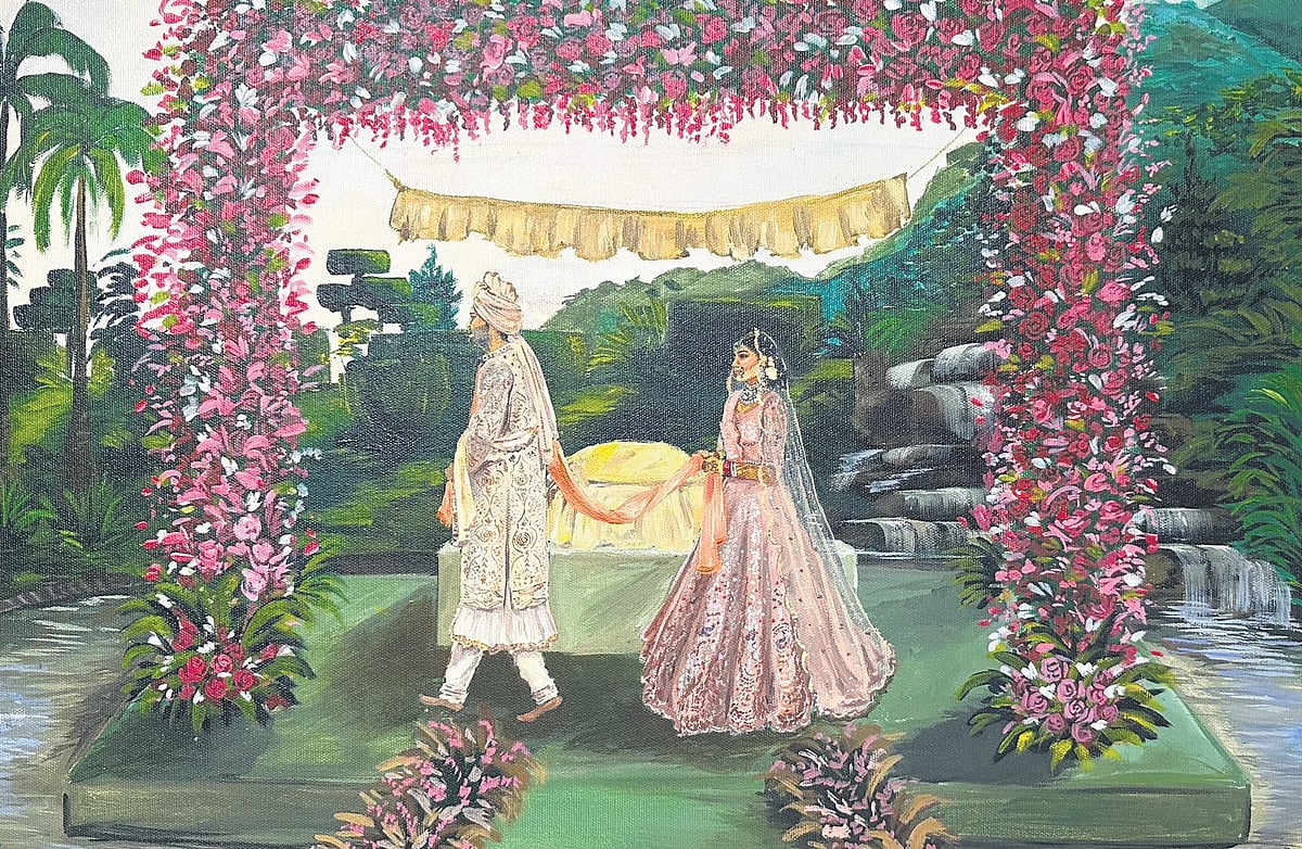 Indian Traditional Wedding Paintings