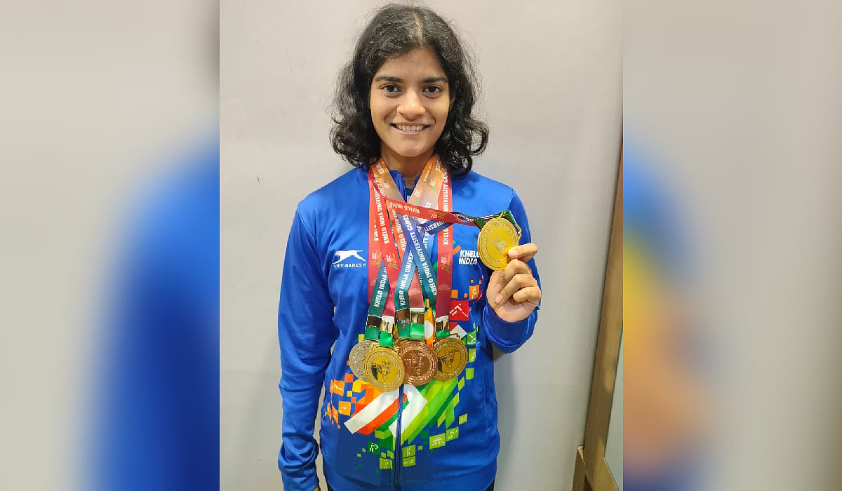 Odisha: With 12 wins in 3 weeks, swimmer Pratyasa Ray in a medal pool