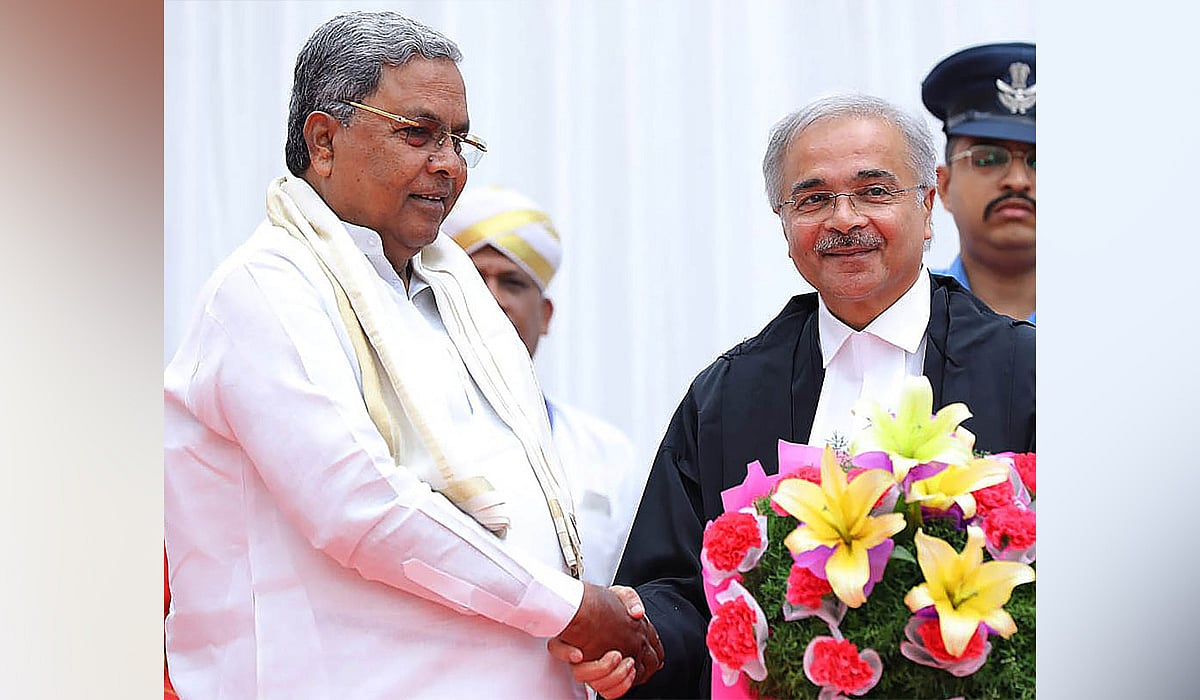 Justice Anjaria takes oath as 34th Chief Justice of Karnataka High Court