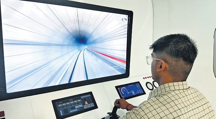 Up and down the tube: Interactive museum at Shivaji Stadium metro ...