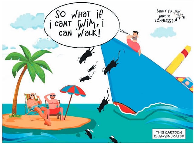 Bodyline: Ravi Shankar's cartoons